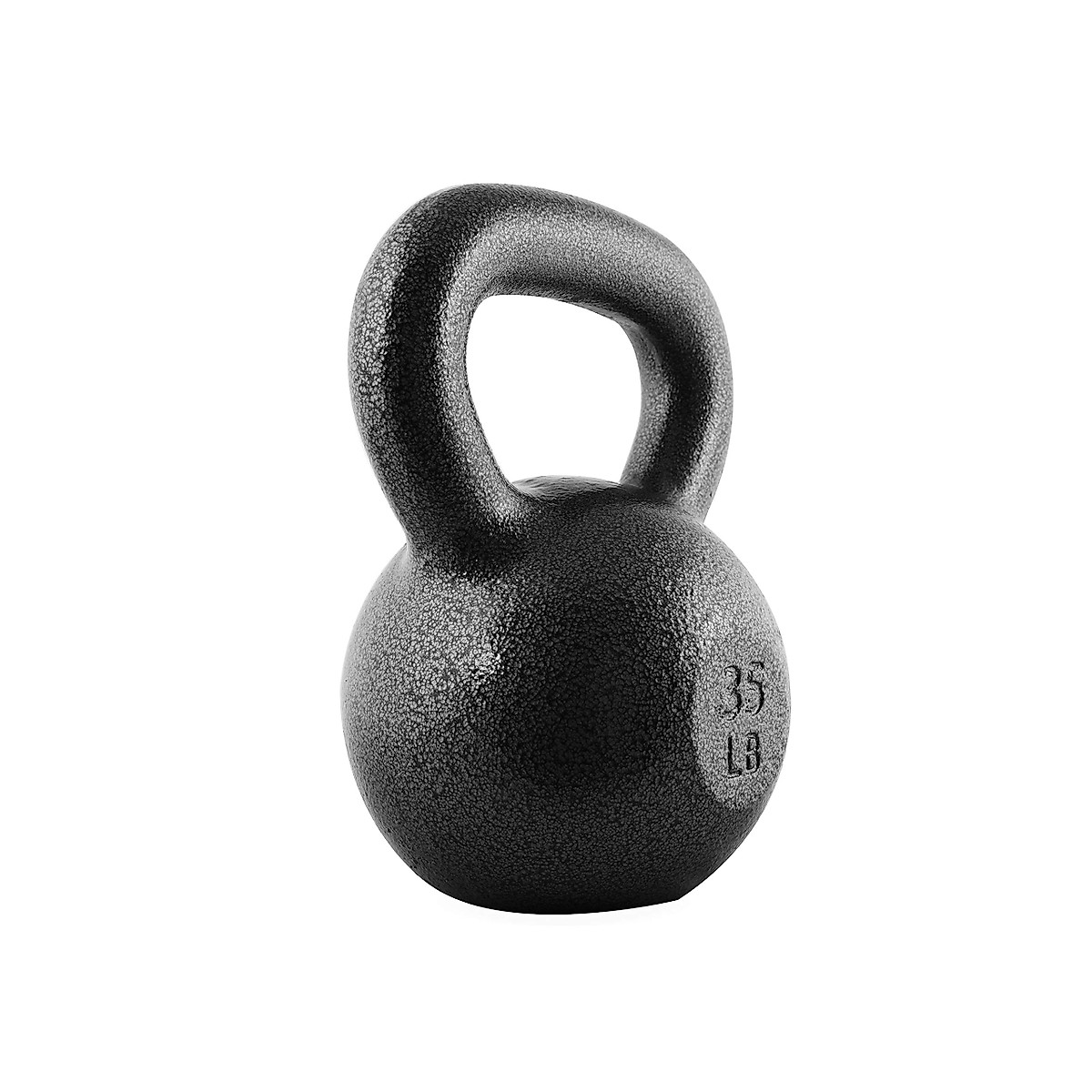 CAP Barbell Black Cast Iron Kettlebell | 35 Pounds