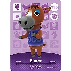 Elmer - Nintendo Animal Crossing Happy Home Designer Series 4 Amiibo Card - 350