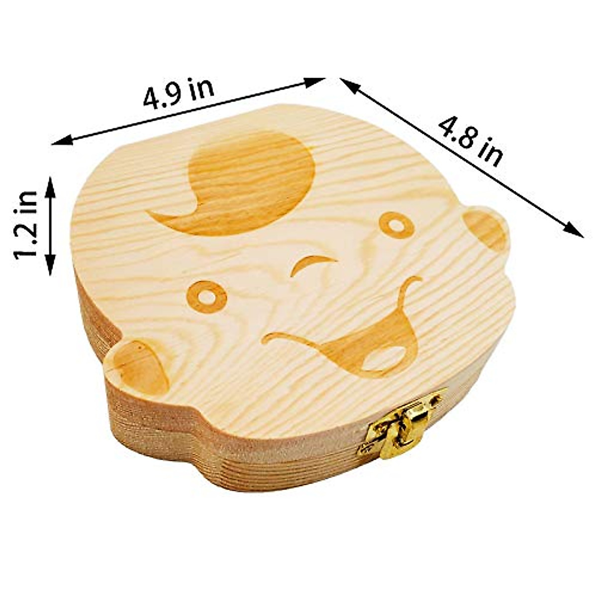 PAMBO Baby Tooth Fairy Box Keepsake For Lost Tooth Boys| Tooth Holder for Kids | Baby Shower & Birthday Gift