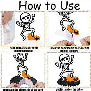 Halloween Baby Shower Honeycomb Centerpieces 14Pcs A Baby is Brewing Baby Shower Decorations Halloween Ghost Pumpkin Table Centerpieces for Gender Reveal Party Supplies