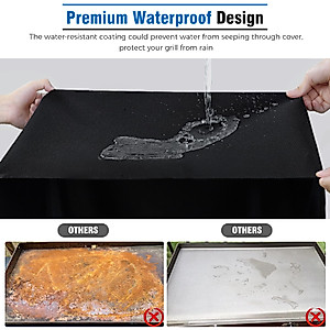 Griddle Cover For Blackstone 28"Griddle With Single Shelf,Rip-Proof Upgraded Material Flat Top Grill Cover,Waterproof UV & Fade Resistant Grill Cover For Blackstone Tailgater And More 2-Burner Griddle