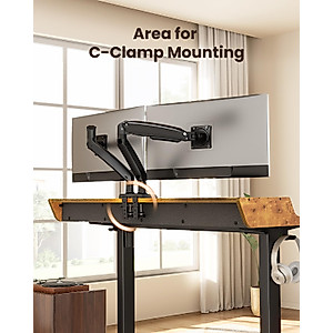 ErGear Electric Staning Desk with Drawers, 40x24 Small Gaming Desk with Monitor Stand, Stand up Desk, Home Office Height-Adjustable Desk with Storage Shelf, Vintage Brown, EGESD35V