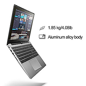 Broage 15.6" 1920x1080 FHD IPS Display Laptop Computer, Intel Quad-Core i7-8550U up to 4.0GHZ, 8GB RAM, 1TB SSD, Webcam, USB 3.0, Bluetooth, 5G WiFi, Backlit Keyboard, Silver, Windows 10 Home