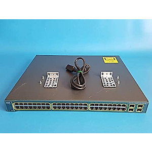 Cisco WS-C3560G-48PS-S 48-Port PoE 3560G Gigabit Switch (Renewed)