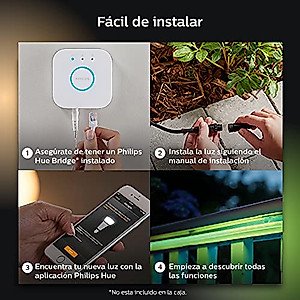 Philips Hue White & Color Ambiance Outdoor LightStrip 2m/7ft (Requires Hue Hub, Works with Amazon Alexa, Apple HomeKit, and Google Assistant)