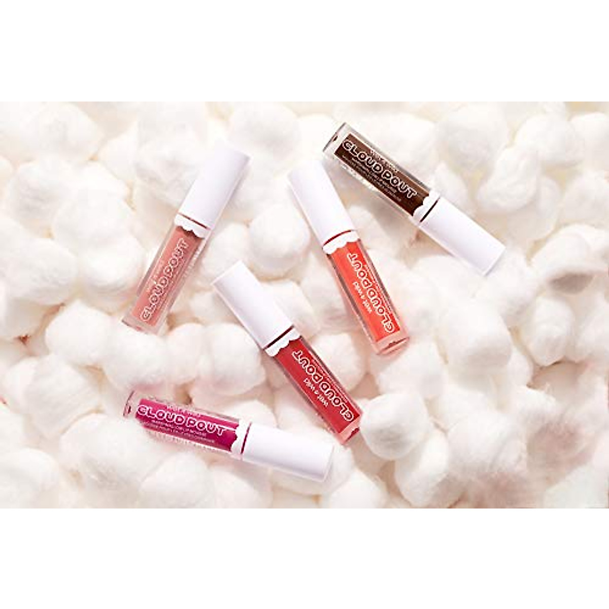 wet n wild Lip Cream Cloud Pout w/ Marshmallow, Pink Girl, You're Whipped | Argan Oil | Vitamin E | Marshmallow Flavored