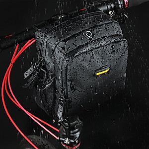 Rhinowalk Bike Handlebar Bag,Bike Front Bag Road Bike Bag Bike Frame Bag Bike Basket Bag Bicycle Bag Professional Cycling Accessories