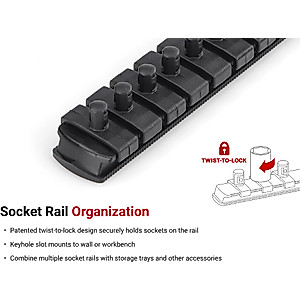 TEKTON 1/4 Inch Drive 12-Point Socket Set, 11-Piece (5/32-9/16 in.) | SHD90103