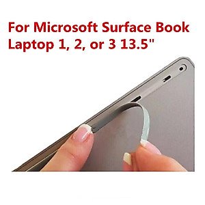 Laptop Rubber Feet Strips Replacement for Microsoft Surface Book Laptop 1, 2, or 3 13.5" for Laptop Bottom Case Nonskid Silicone Bumper Rubber Foot Strips