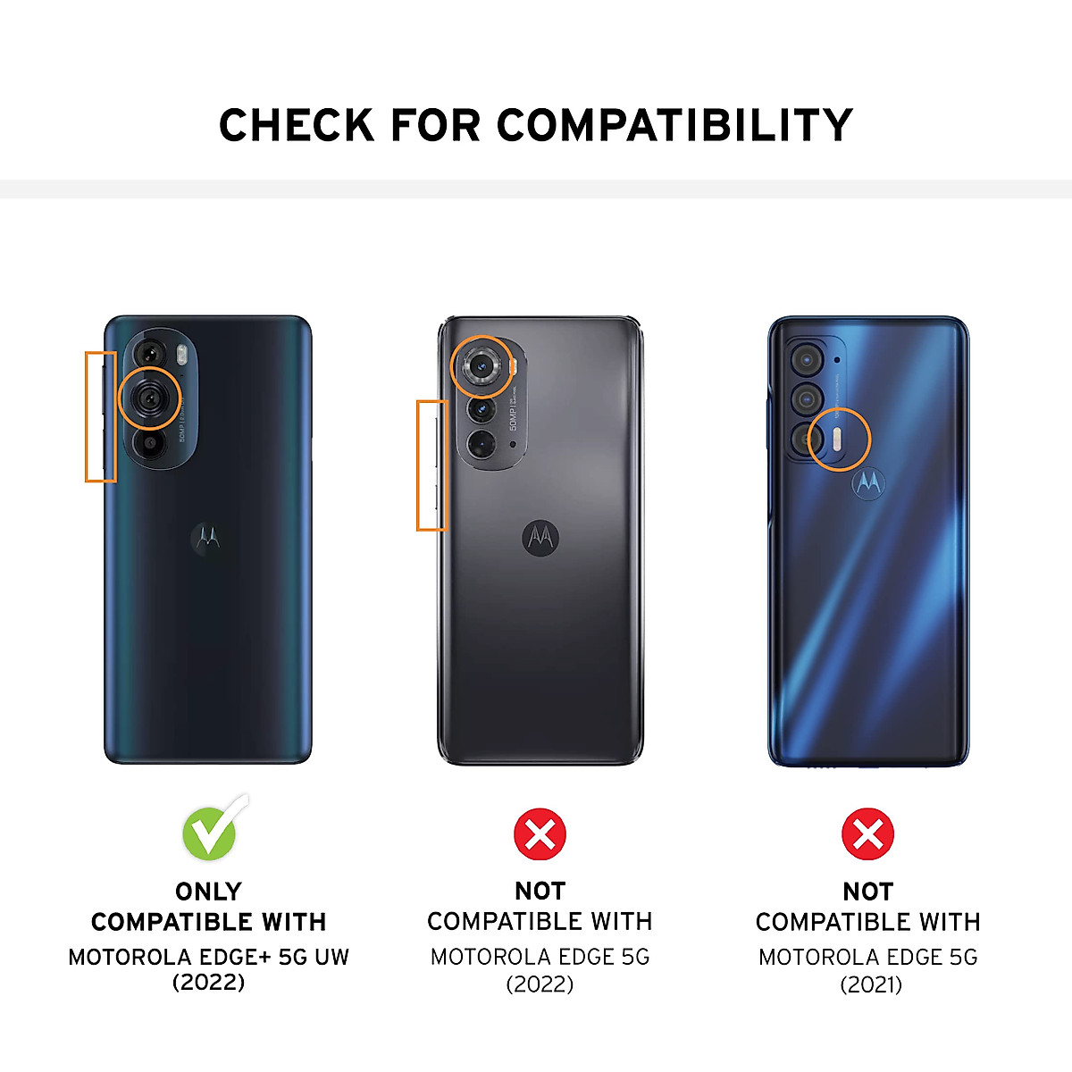 URBAN ARMOR GEAR UAG Case Made for Motorola Edge+ Plus 5G UW, Edge+ Plus 2022 Scout Black, Rugged Heavy Duty Shockproof Impact Resistant Slim Fit Protective Cover