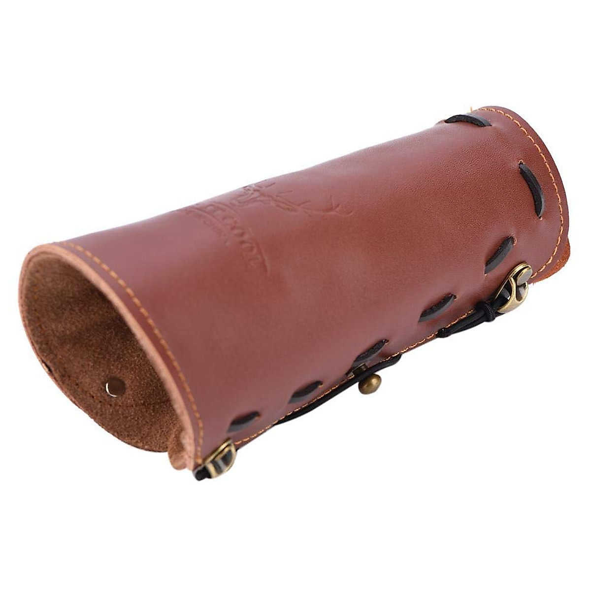 Hoseten Archery Armguard, Arm Guards for Archery Leather Bracers Leather Arm Guards, for Adolescent for Children Protective Gear