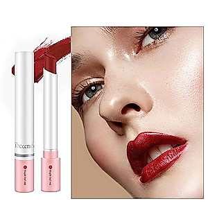 Matte Cigarette Lipstick Pack Set, 4 Colors Red Moisturizer Smooth Lip Stick, Long Lasting Waterproof Liquid Lipstick, Women Make up Velvet Cosmetic Lipsticks