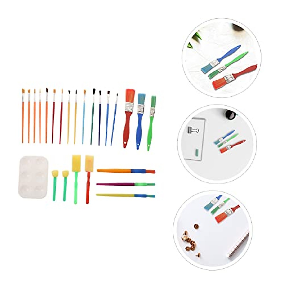 FAVOMOTO 1 Set Brush Set Paint Brushes for Paint Brushes Set Suit Art Paint Brushes Set Wood Painting Brush Professional Painting Brushes Set DIY Brush Coloring Brush Brush