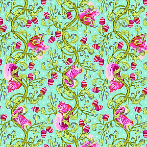 Tiny Beasts Fat Quarter Bundle (14 Pieces) by Tula Pink for Free Spirit 18 x 21 inches (45.72 cm x 53.34 cm) Fabric cuts DIY Quilt Fabric