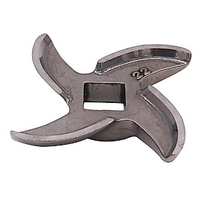 2 Pack #22 Meat Grinder Blade Stainless Steel Knife Cutter Replacement for Grinders