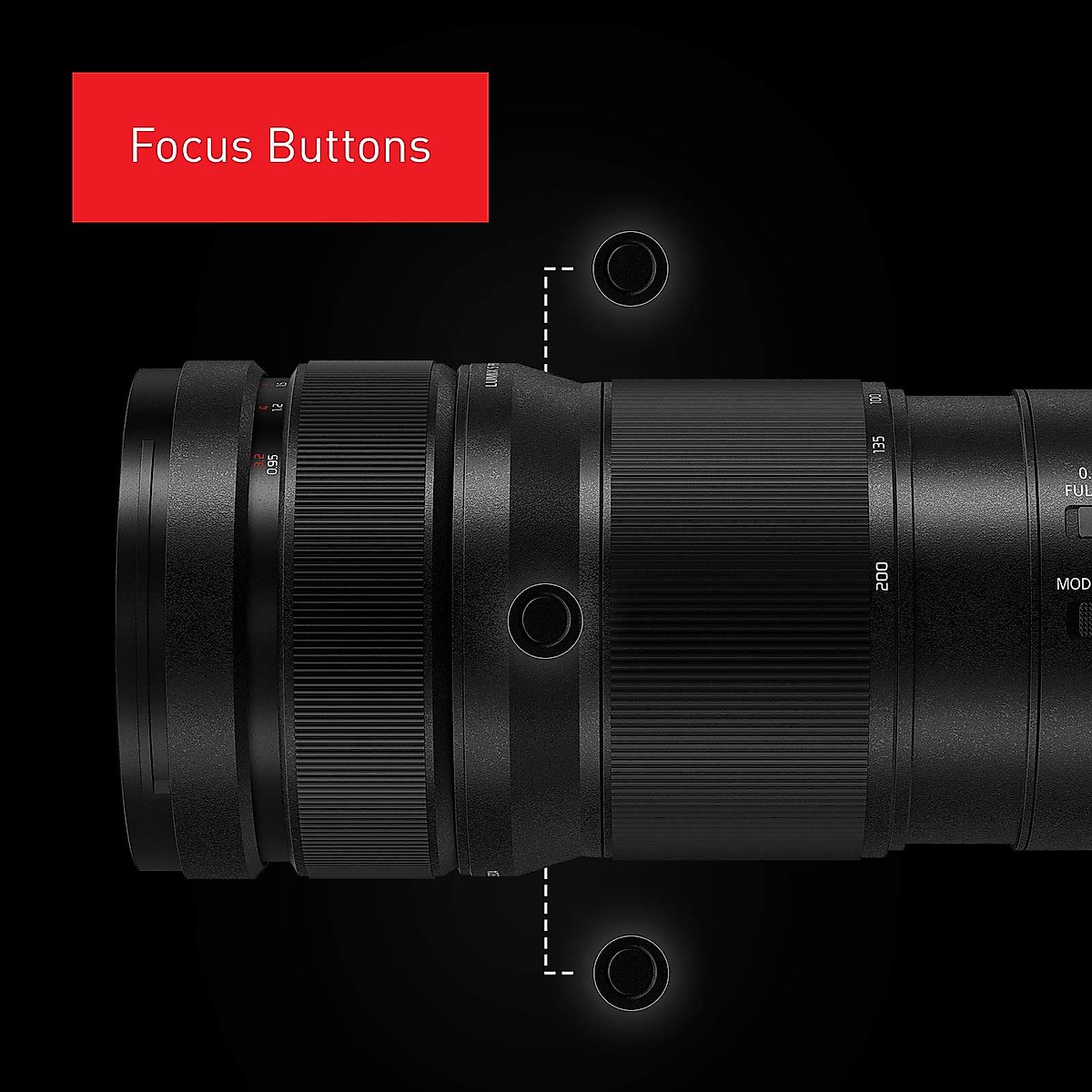 Panasonic LUMIX S PRO 70-200mm F2.8 Telephoto Lens, Full-Frame L Mount, Optical Image Stabilizer and Dust/Splash/Freeze-Resistant for LUMIX S Series Mirrorless Cameras - S-E70200 (Renewed)