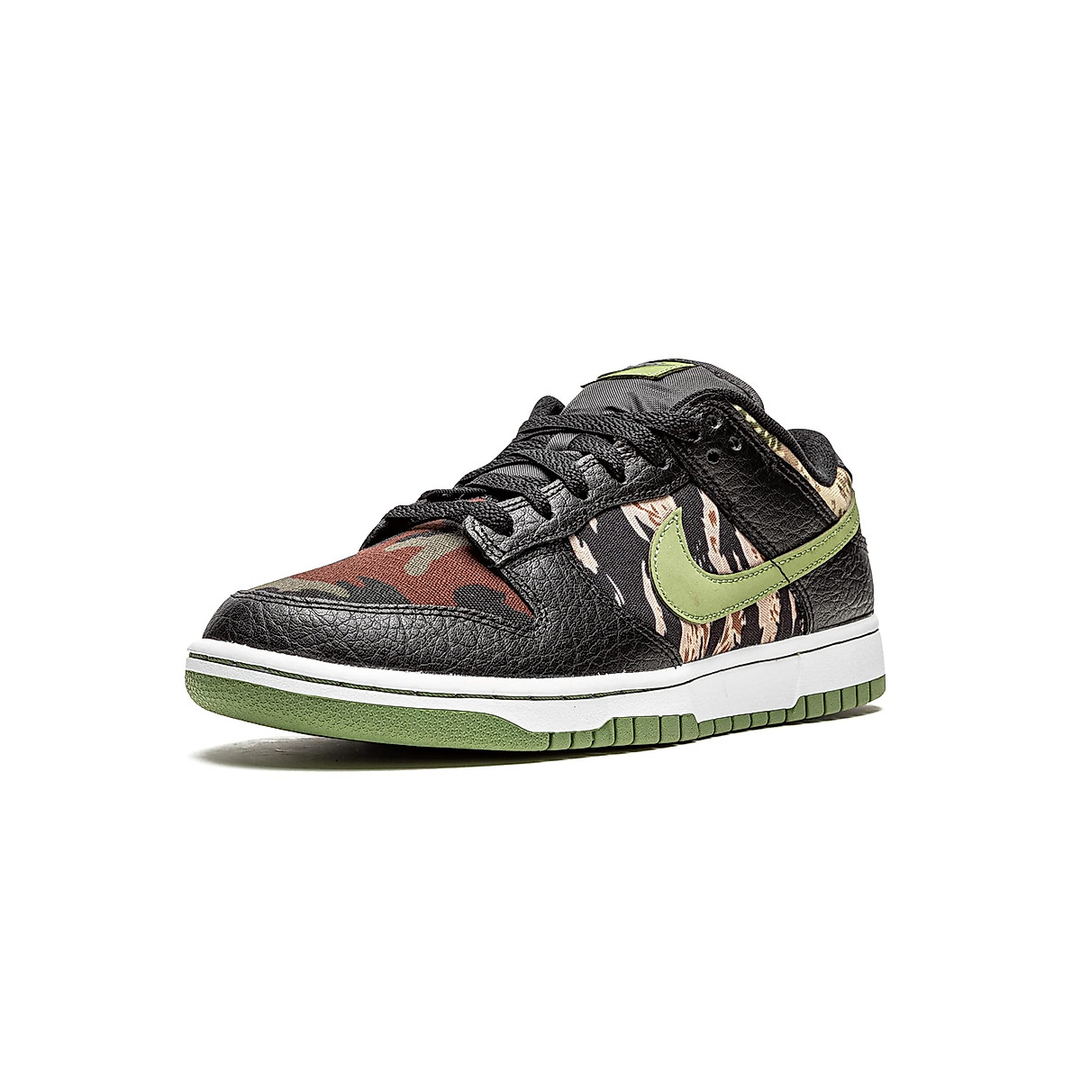 Nike Mens Dunk Low DH0957 001 Black Multi-Camo - Size 10