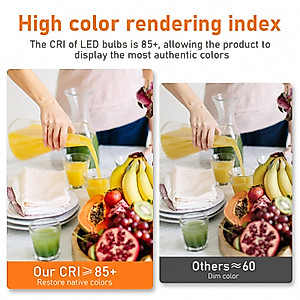 E14 6W G45 Dimmable LED Filament Bulb, 2700K Warm White 900LM Edison Candle Light Bulb, G45 Clear Glass Globe Cover, 60 Watt Equivalent, AC 110V,4-Pack