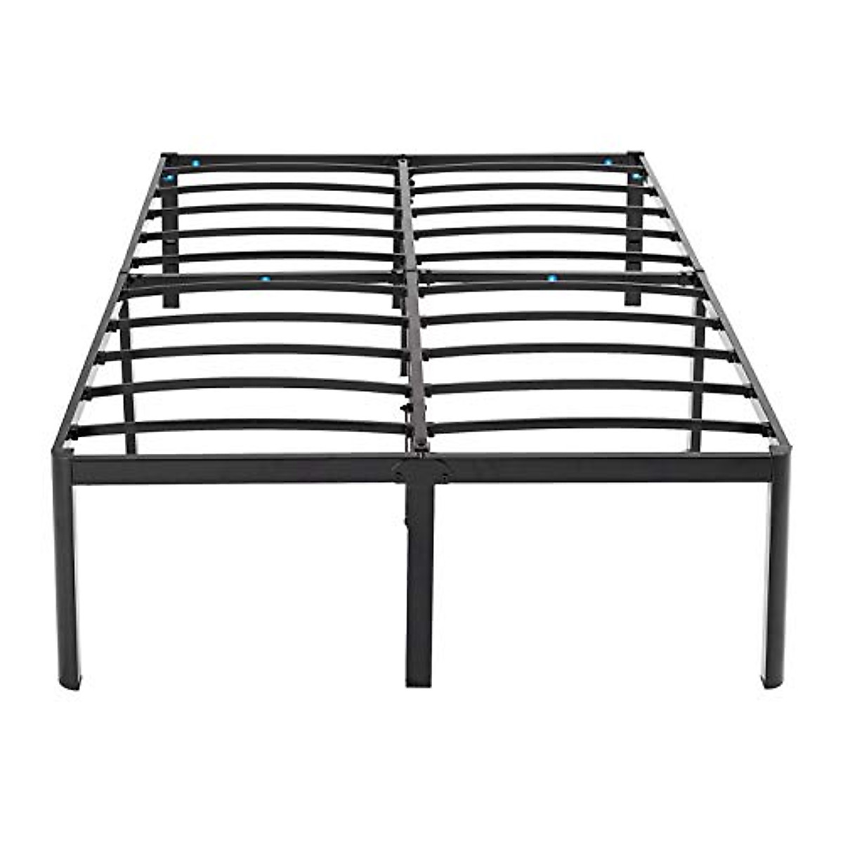 Amazon Basics Heavy Duty Non-Slip Bed Frame with Steel Slats, Easy Assembly - 18 inches, Full