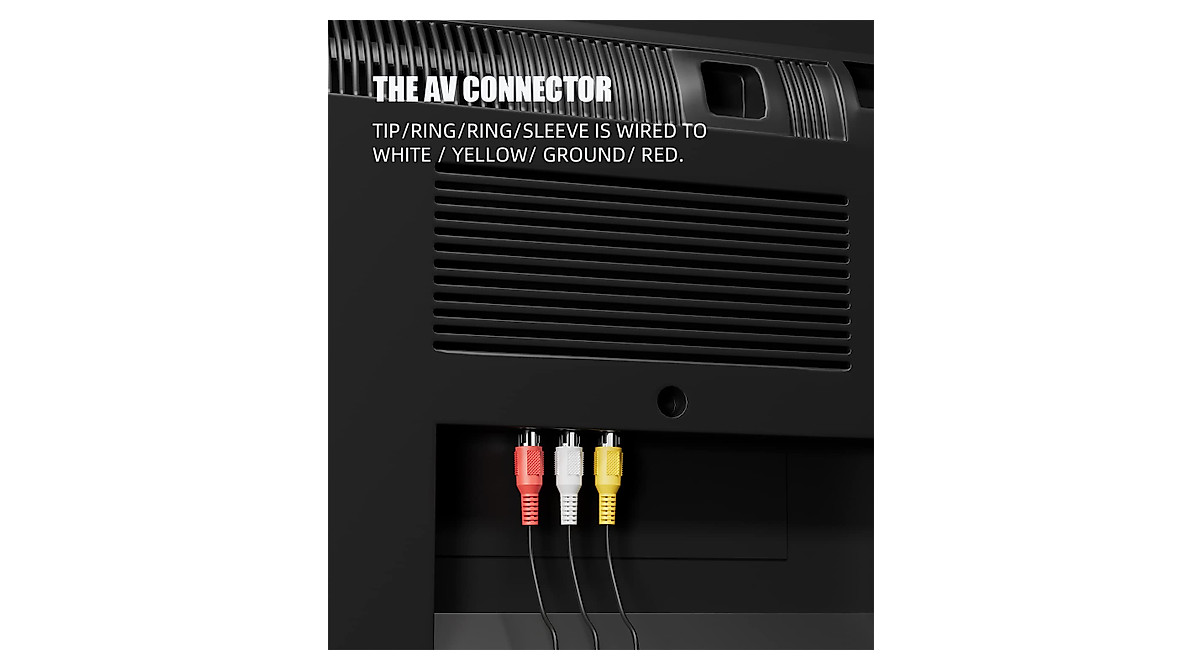 SNLLMZI Av Cable,Camcorder Av Cable, 3.5mm to RCA Camcorder Handycam AV ...