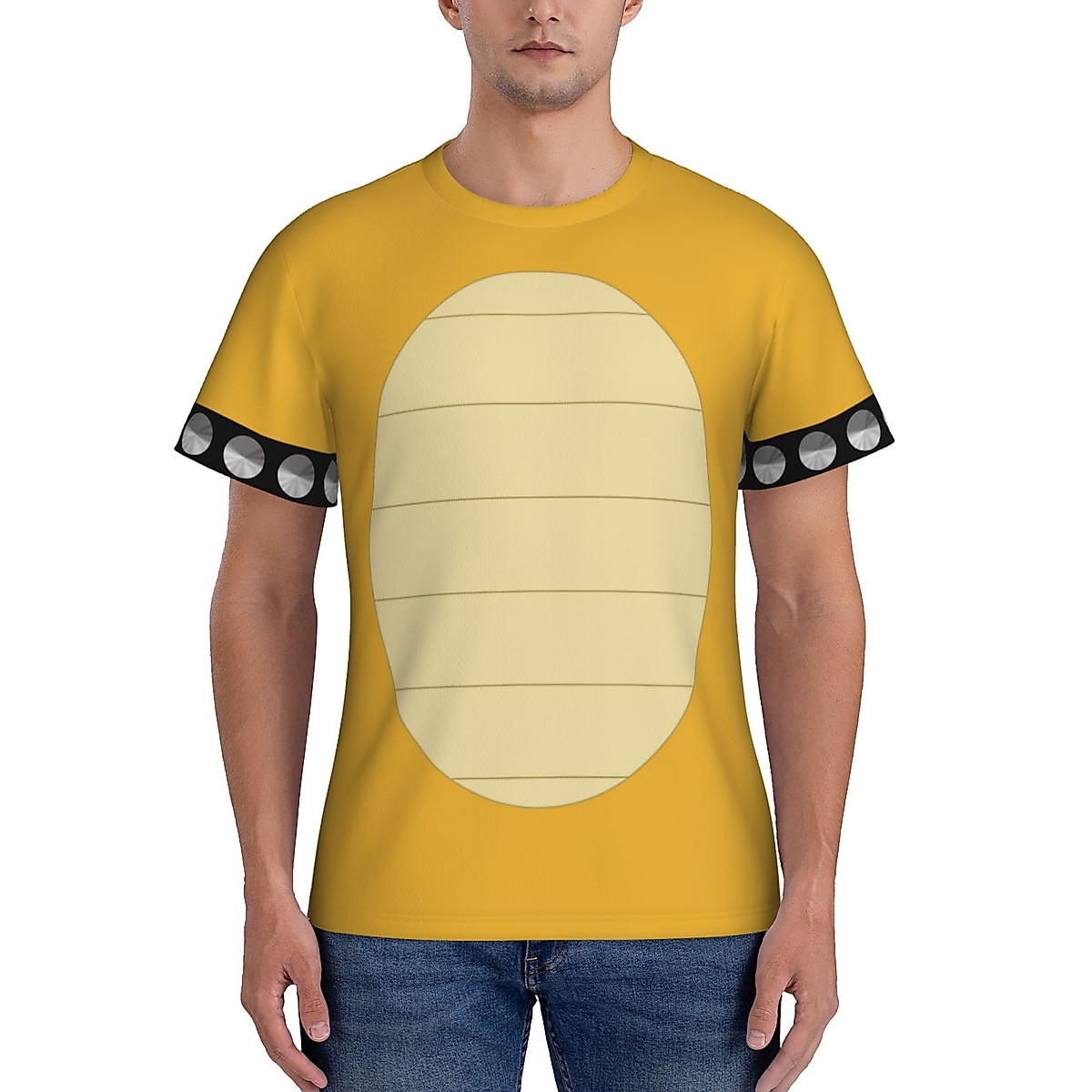 Super Smooth Shirt for Men and Women, Cosplay Tshirt Unisex Clothing Adults Soft T-Shirt (3X-Large, Yellow)