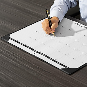 Nekmit Large Desk Calendar 2023 with Desk Protecting Pad, Runs From Now - Jun 2024, 22" x 17" Desk Pad Calendar for Life Planning or Organizing