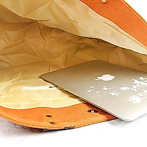 RIAH FASHION Sports Game Team Large Fabric Tote Bag - Basketball, Softball, Football, Baseball, Varsity Gym Shoulder Handbag (Volleyball)