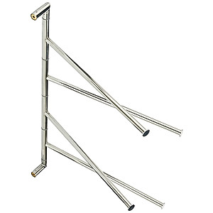 Smedbo SME, STAINLESS STEEL POLISHED FK634 Towel Rail Swing-Arm, 40.7 x 6 x 62.9 cm
