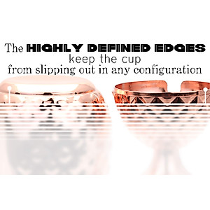 Vastigo 14 oz Pineapple Copper Plated Stainless Steel Cocktail Bar Standing Tumbler Mug Cup | Bar ware Kitchen | Drinking Party Cup