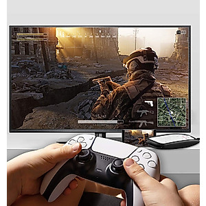 2 Pack PS5 Media Remote Cover, Protective Skin for Sony PlayStation Media Remote with Hand Strap, Shockproof, Anti-Slip, Washable, Skin-Friendly - ZEYA (Black/White)