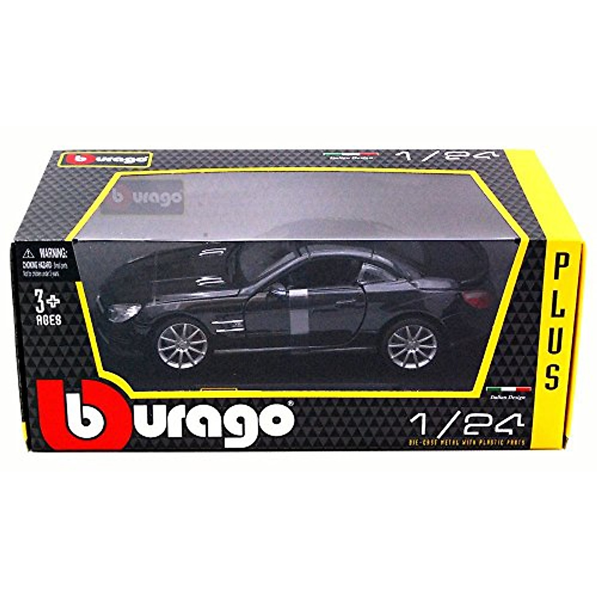 Bburago Mercedes-Benz SL65 AMG, Black 21066 - 1/24 scale Diecast Model Toy Car