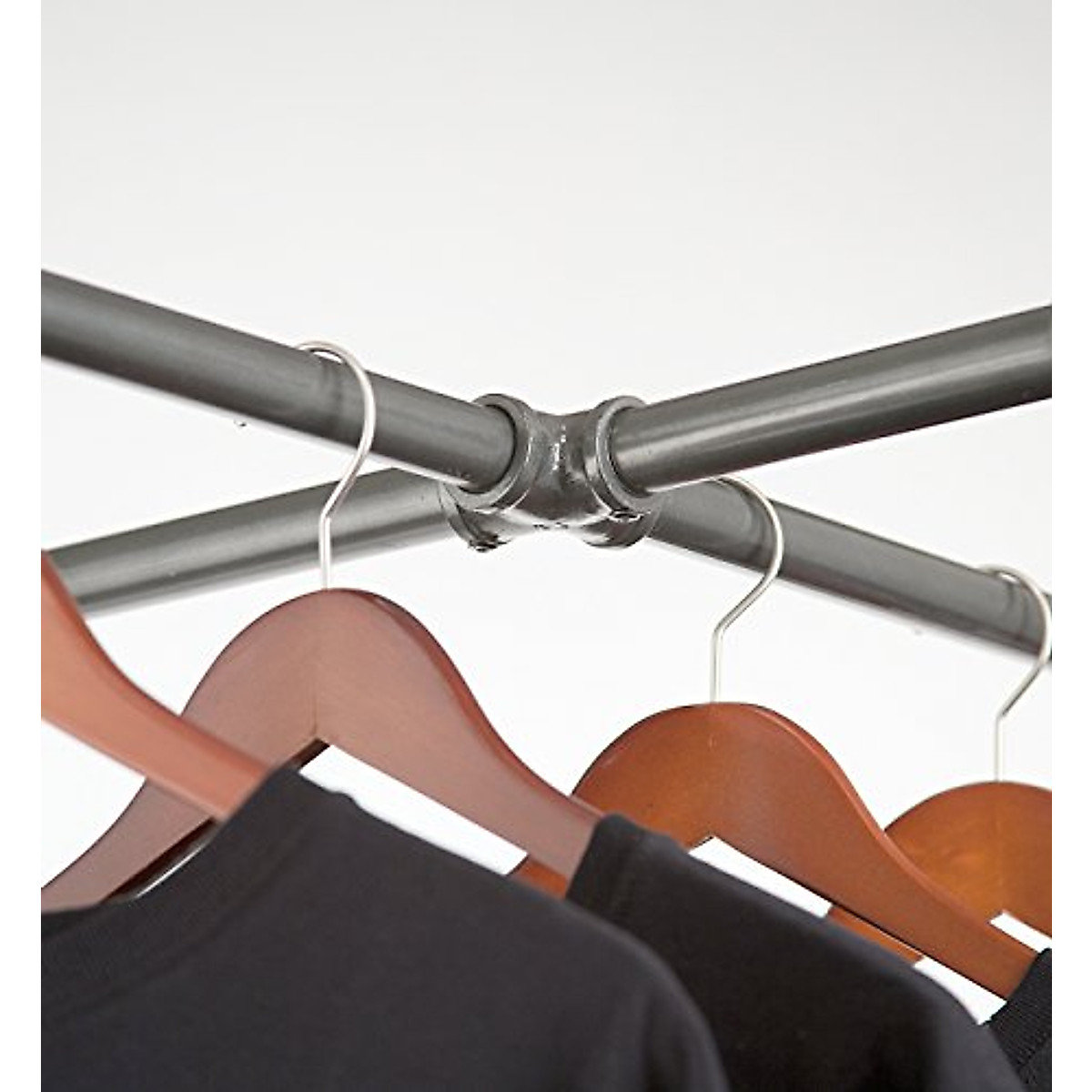 Adjustable Rolling Rack – Econoco Vintage Pipeline 2 Way Ballet Clothes Hanging Fixture