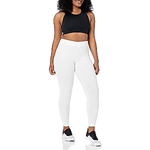 Amazon Essentials Soft Leggings for Women, White Color, Small