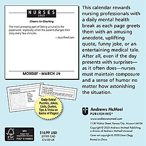 Nurses 2021 Day-to-Day Calendar: Jokes, Quotes, and Anecdotes