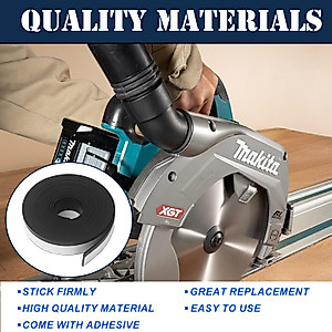 194419-4 118‘’ Splinter Guard Strip Replacement for Makita Track Saw Guard Rail SP6000 4350CT 4350FCT 4351CT 4351FCT(Black)