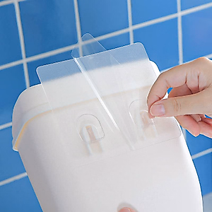LELAKAYA White Plastic Dustbin Trash Can with Lid Wall Mounted Waste Bin Kitchen Hanging Ashbin for Bathroom Toilet Punch-Free Bin