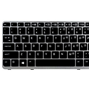 SUNMALL Replacement Keyboard Compatible with HP EliteBook 820 G1 820 G2 720 G1 720 G2 725 G2 with Sliver Frame with Backlight No Pointer