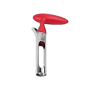 KUFUNG Apple Corer - Easy to Use Durable Apple Corer Remover for Pears, Bell Peppers, Fuji, Honeycrisp, Gala and Pink Lady Apples - Stainless Steel Best Kitchen Gadgets Cupcake Corer (M, Red)