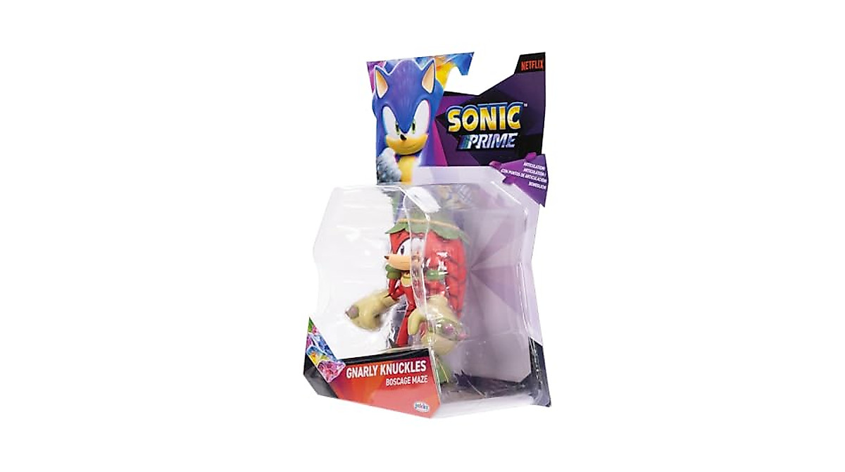 Sonic Prime Knuckles Action Figure - 5" Articulated