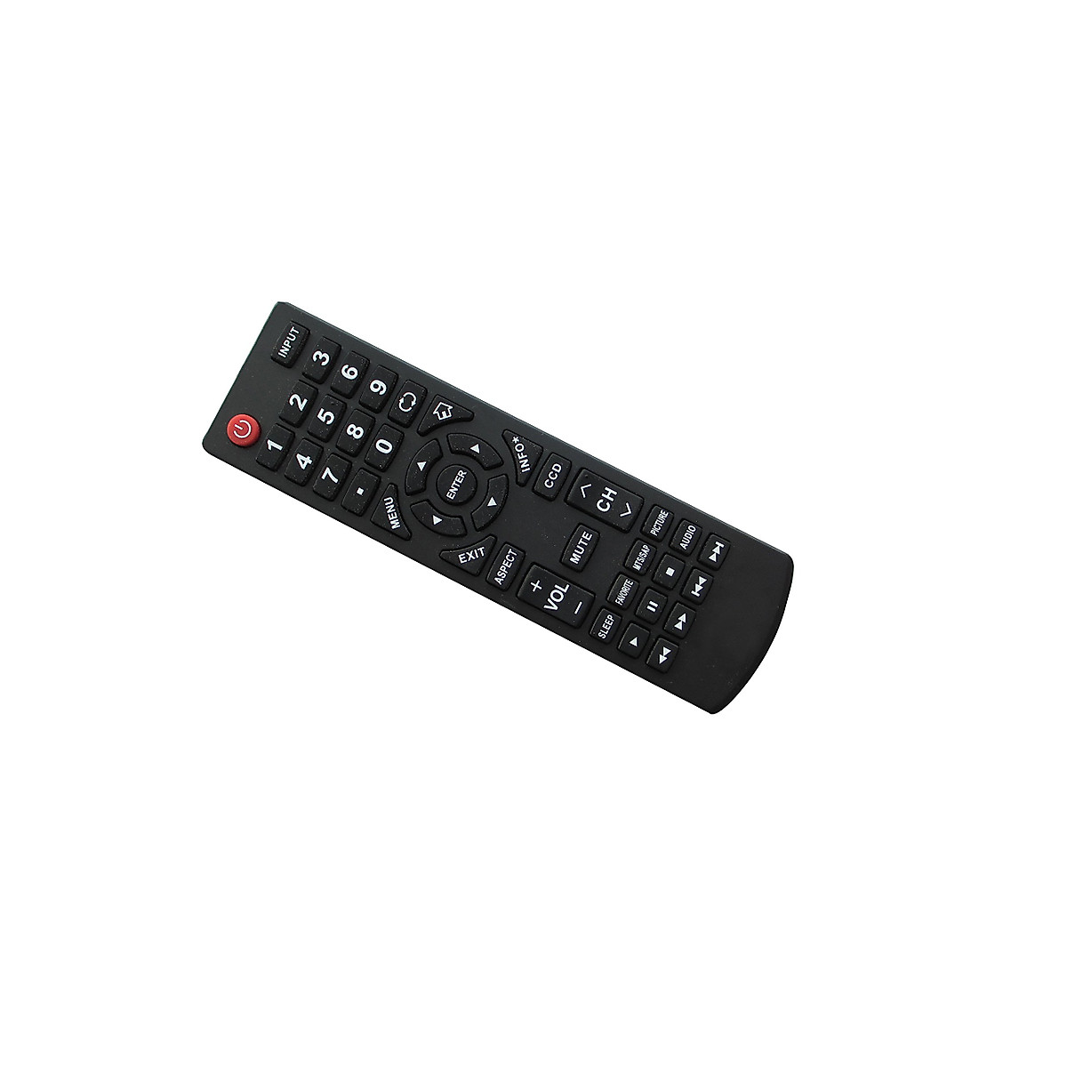 Replacement Remote Control for Insignia NS-32L120A13 NS-42E470A13 NS-24L120A13 NS-39E340A13 NS-32L121A13 E328MZNKW1BYNN E328XZNKW1BYNN E32RMZNKW1BMNN LCD LED HDTV TV
