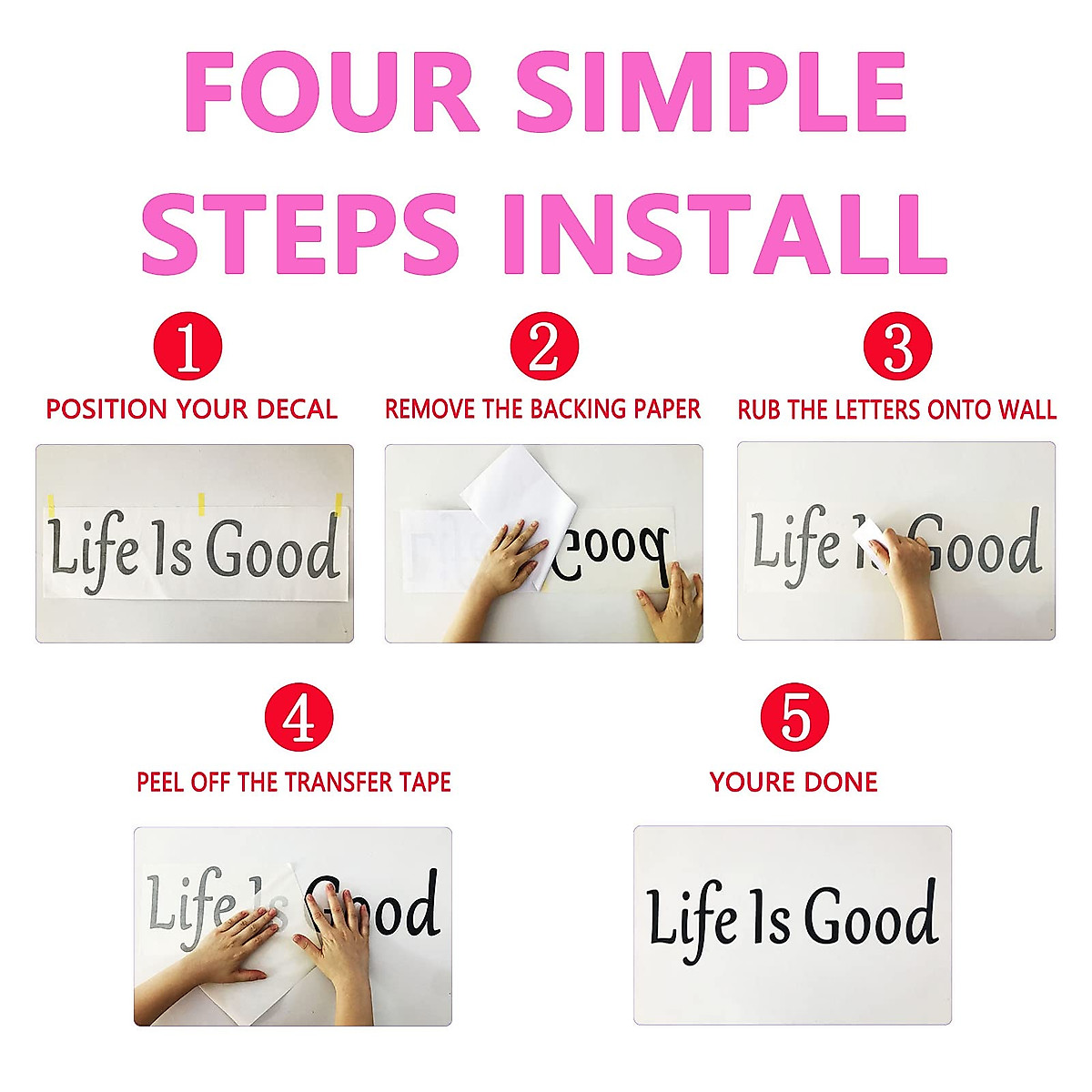 SEATUNE Wall Decals for Women, Wall Decals for Bedroom, God Quotes Bible Verse Christian Religious Prayer Jesus Faith Positive Vinyl Art Decor Home Stickers God is Within Her She Will Not Fall 21"X12"