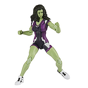 Marvel Legends Series Disney Plus She-Hulk MCU Series Action Figure 6-inch Collectible Toy, Includes 2 Accessories and 1 Build-A-Figure Part