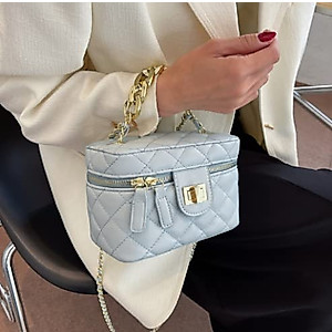 2022 New Diagonal Bag - Shoulder Bag for Women, Lingge embroidery fashion handbag/Leather Shoulder Bag Ladies Handbag (B)