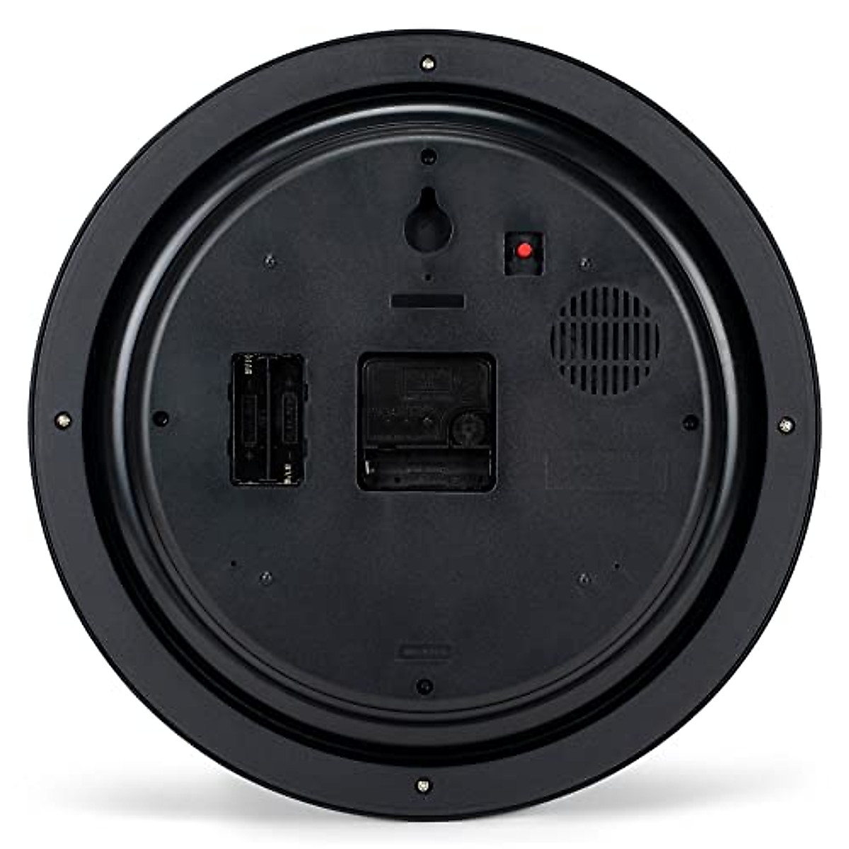 Mark Feldstein & Associates Call of The Loon Artwork Matte Black 13 inch Sound Wall Clock