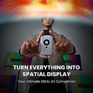 XREAL Beam, Formerly Nreal, Turns Video Content into Amazing Spatial Display Air, Wired Connection to Smartphones/Gaming Consoles and PCs.