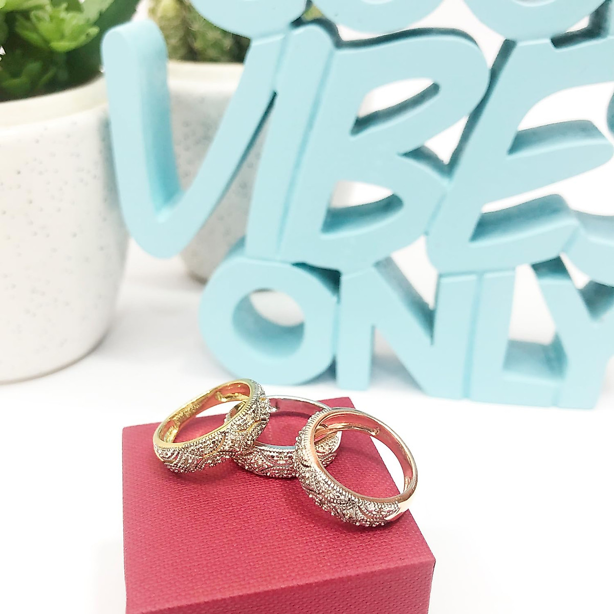 AFFY Sterling Silver Diamond Accent Band Ring (I-J Color, I2-I3 Clarity) Ring Size-8.5