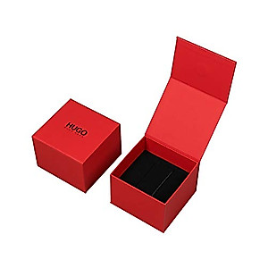 HUGO #Smash Men's Quartz Stainless Steel and Bracelet Watch, Color: Silver (Model: 1530135)