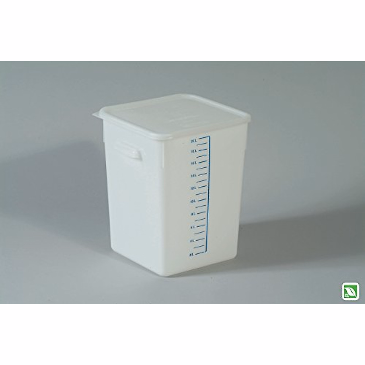 Rubbermaid Commercial Products Lid SQ SSC, White, Reduce Cross-Contamination in Kitchen/Restaurant/Cafeteria for Wet/Dry Food Storage, Pack of 6