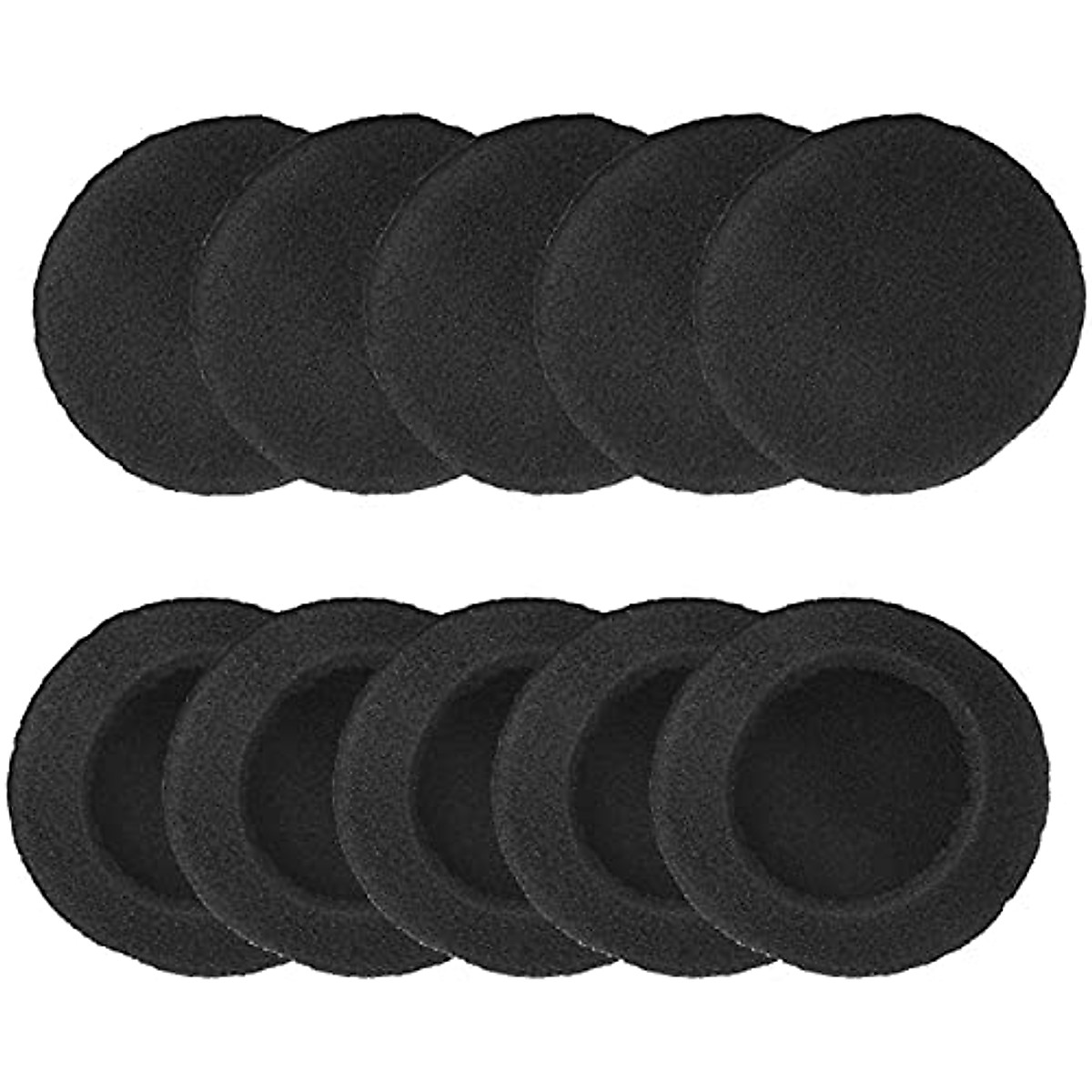 5 Pairs 40mm Earpads Ear Pad Foam Cushion Headset Cover Sponge for Motorola S305/ Sony Q21 Q23 Q23/ MDR-Q22LP/ MDR-Q33/ Panasonic RR930/ Logitech H555 Headphones