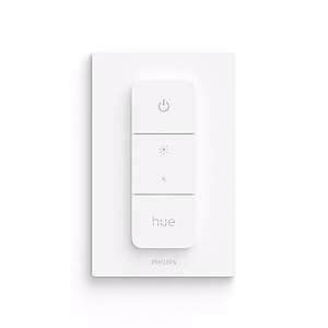 Philips Hue Smart Dimmer Switch with Remote (Requires Hue Hub, Installation-Free, Smart Home, Exclusively for Philips Hue Smart Bulbs)